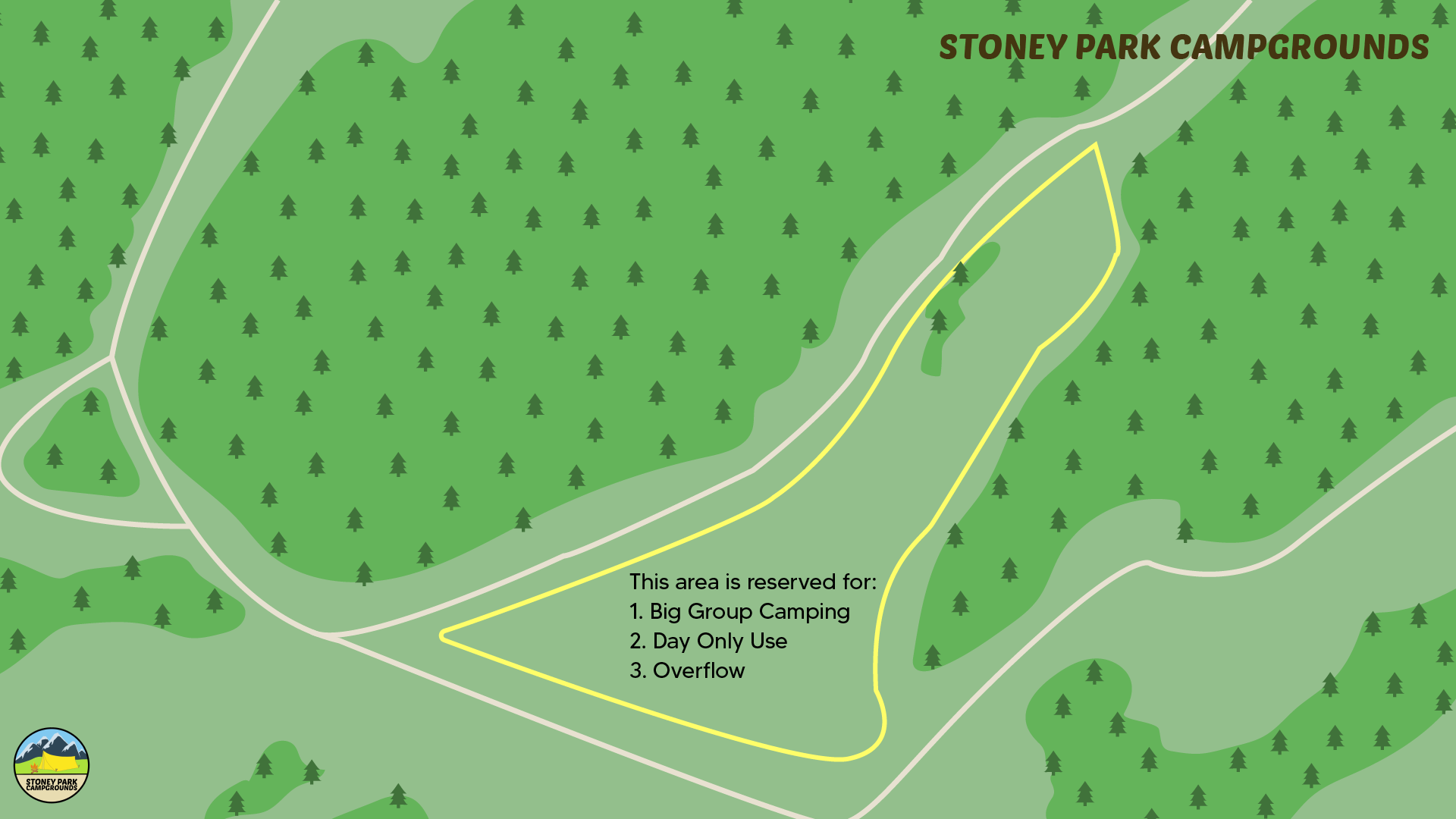 Map Layout | Stoney Campgrounds | Stoney Park Campgrounds | Campground ...